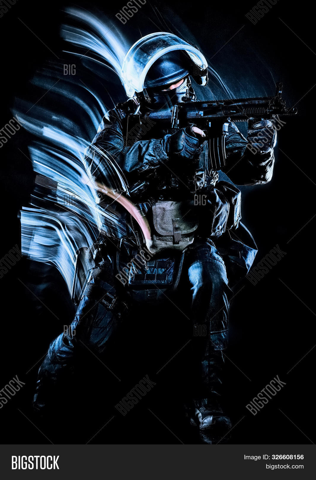 One Soldier Police Image & Photo (Free Trial) | Bigstock