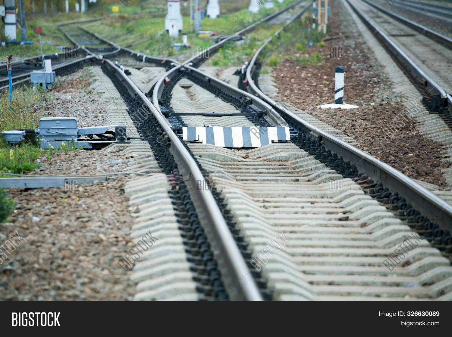 Railway Arrows Close Image & Photo (Free Trial) | Bigstock