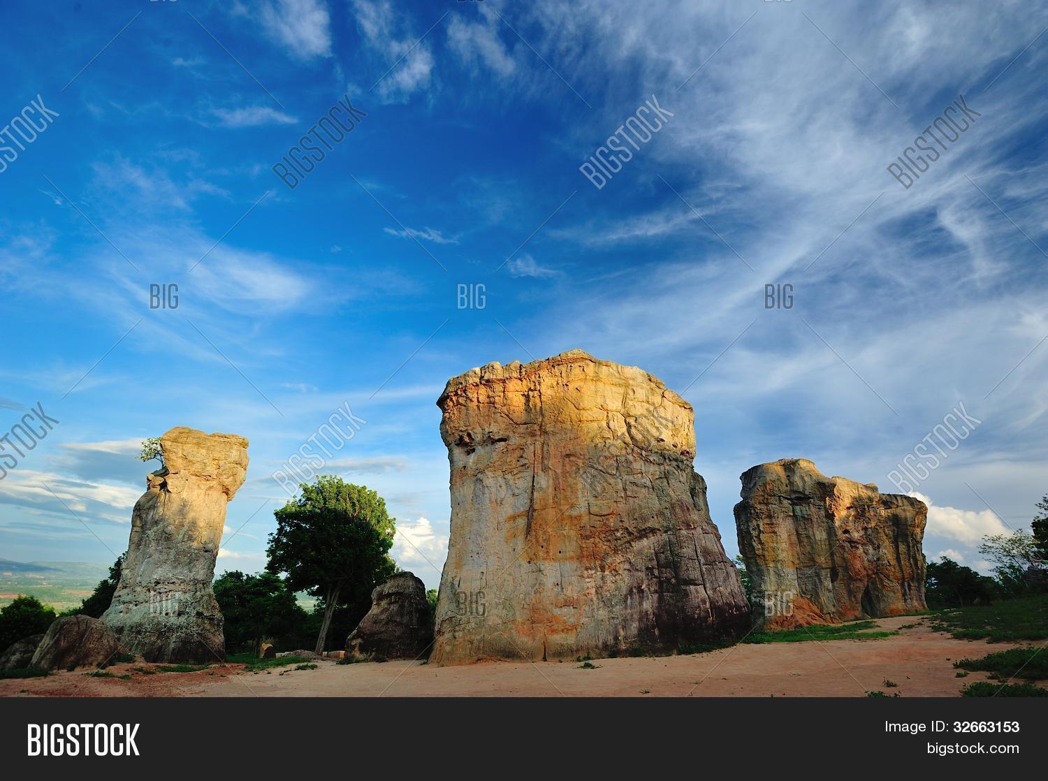 Stone Henge Thailand Image & Photo (Free Trial) | Bigstock
