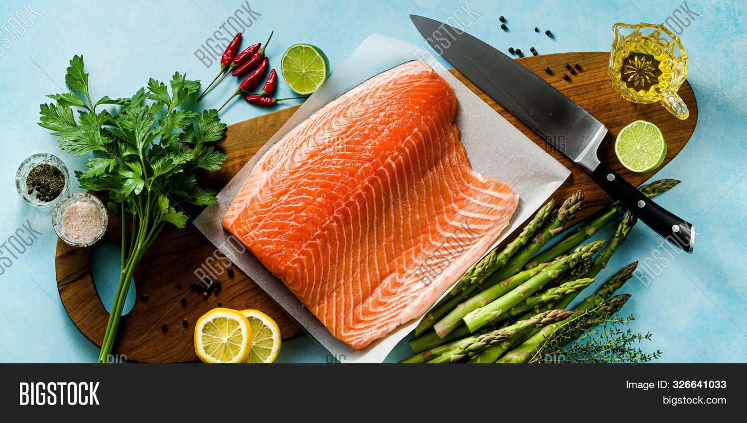 Banner Fresh Salmon Image & Photo (Free Trial) | Bigstock