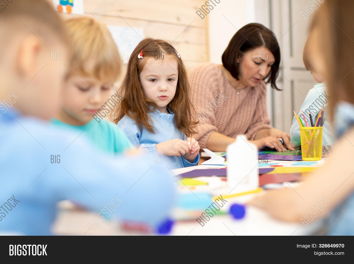 Children Teacher Class Image & Photo (Free Trial) | Bigstock