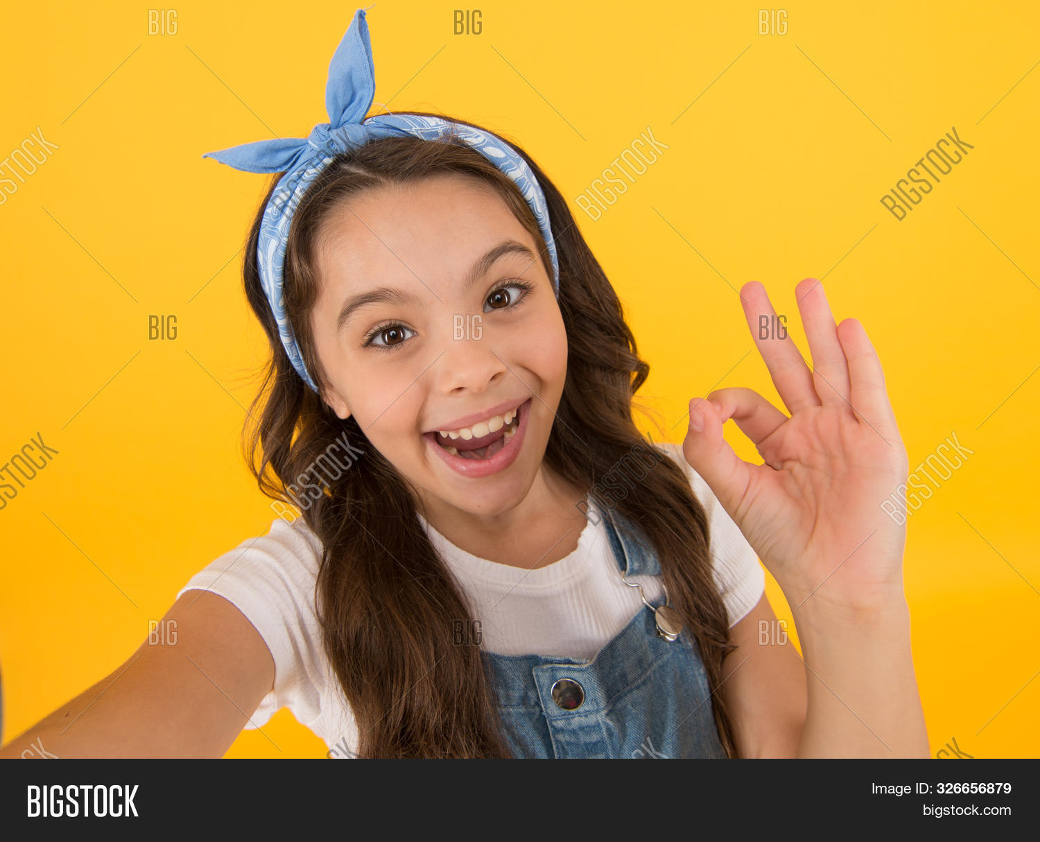Ok. Happy Little Child Image & Photo (Free Trial) | Bigstock