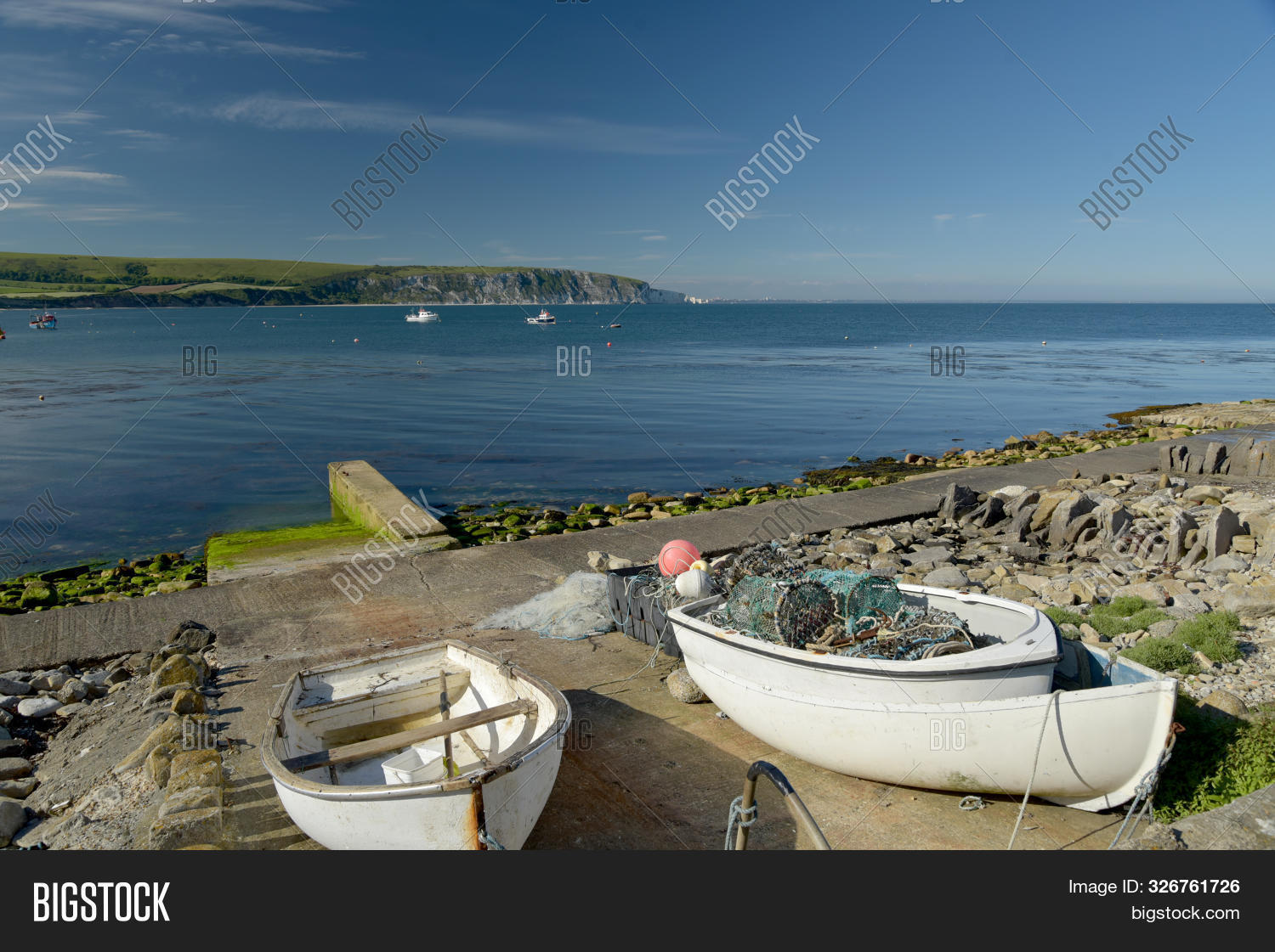 Beach Seafront Swanage Image & Photo (Free Trial) | Bigstock