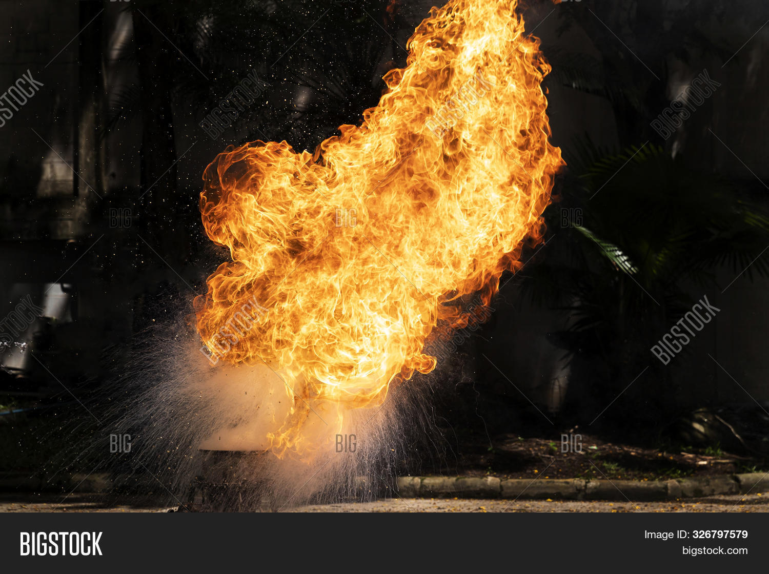 Flames Caused By Image & Photo (Free Trial) | Bigstock