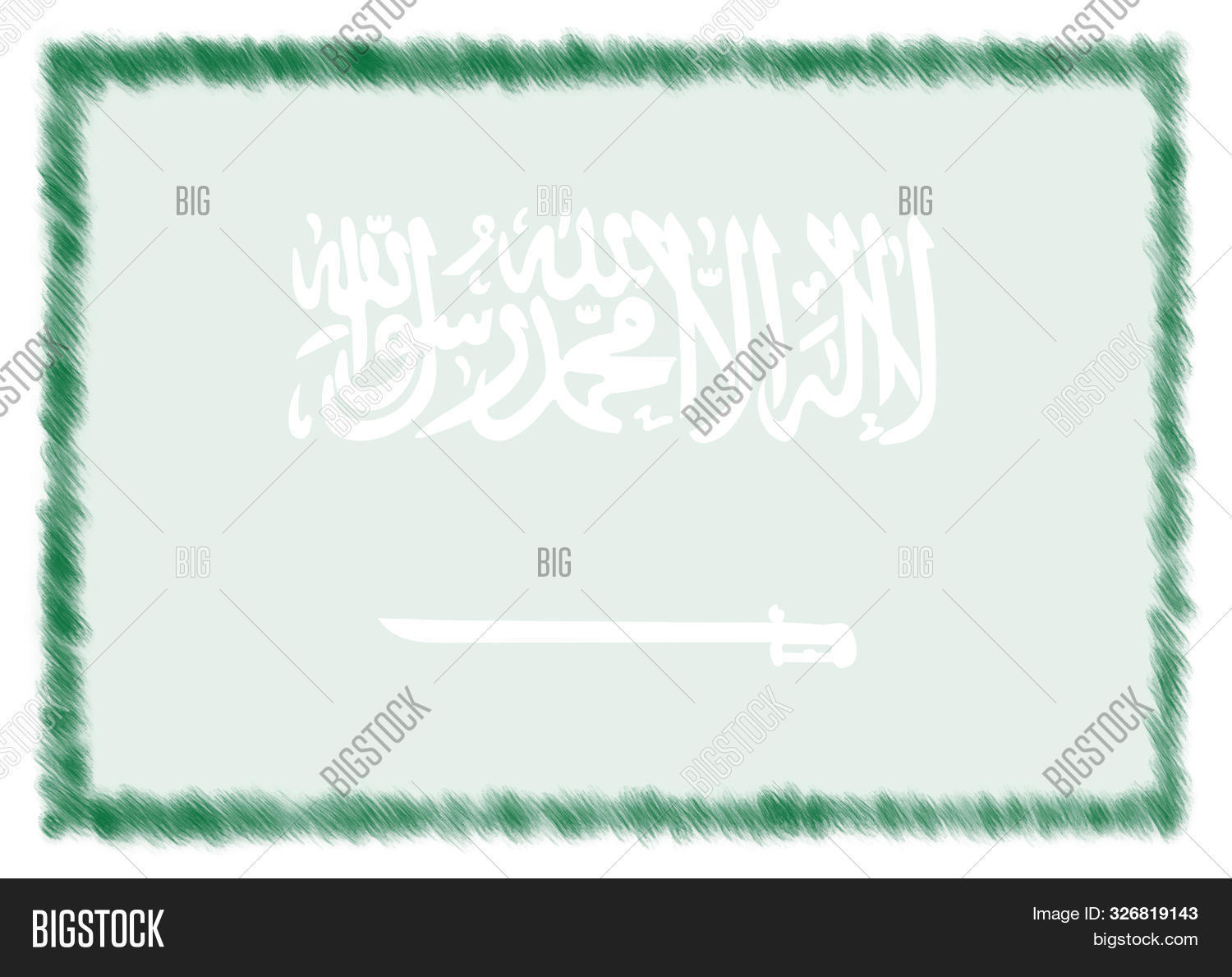 Border Made Saudi Image & Photo (Free Trial) | Bigstock