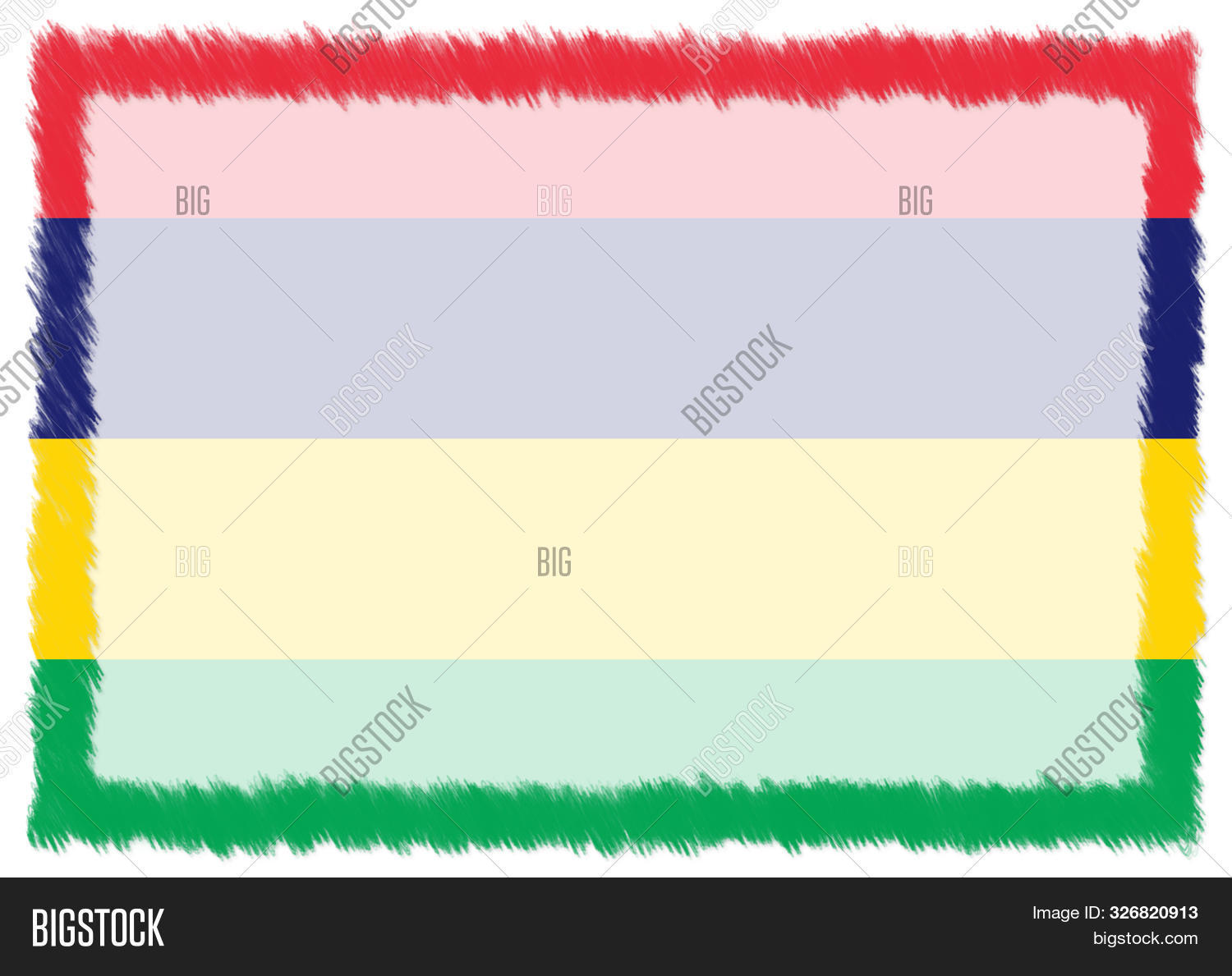 Border Made Mauritius Image & Photo (Free Trial) | Bigstock