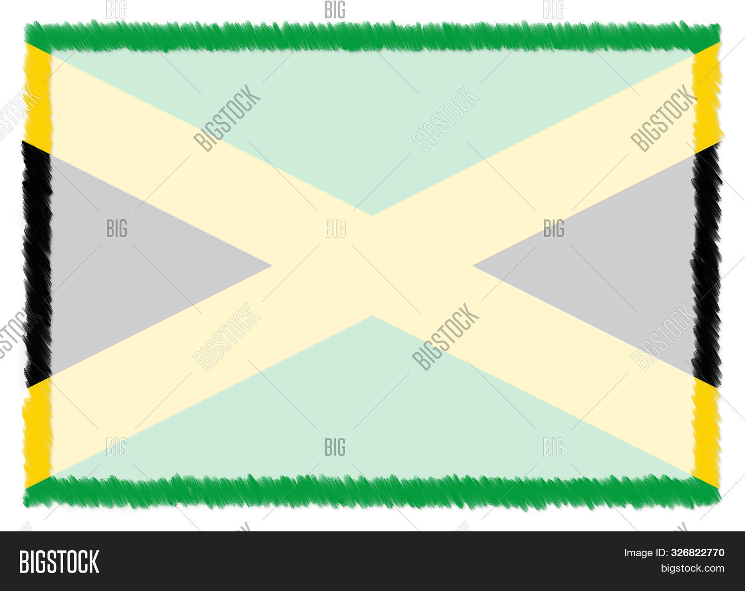 Border Made Jamaica Image & Photo (Free Trial) | Bigstock
