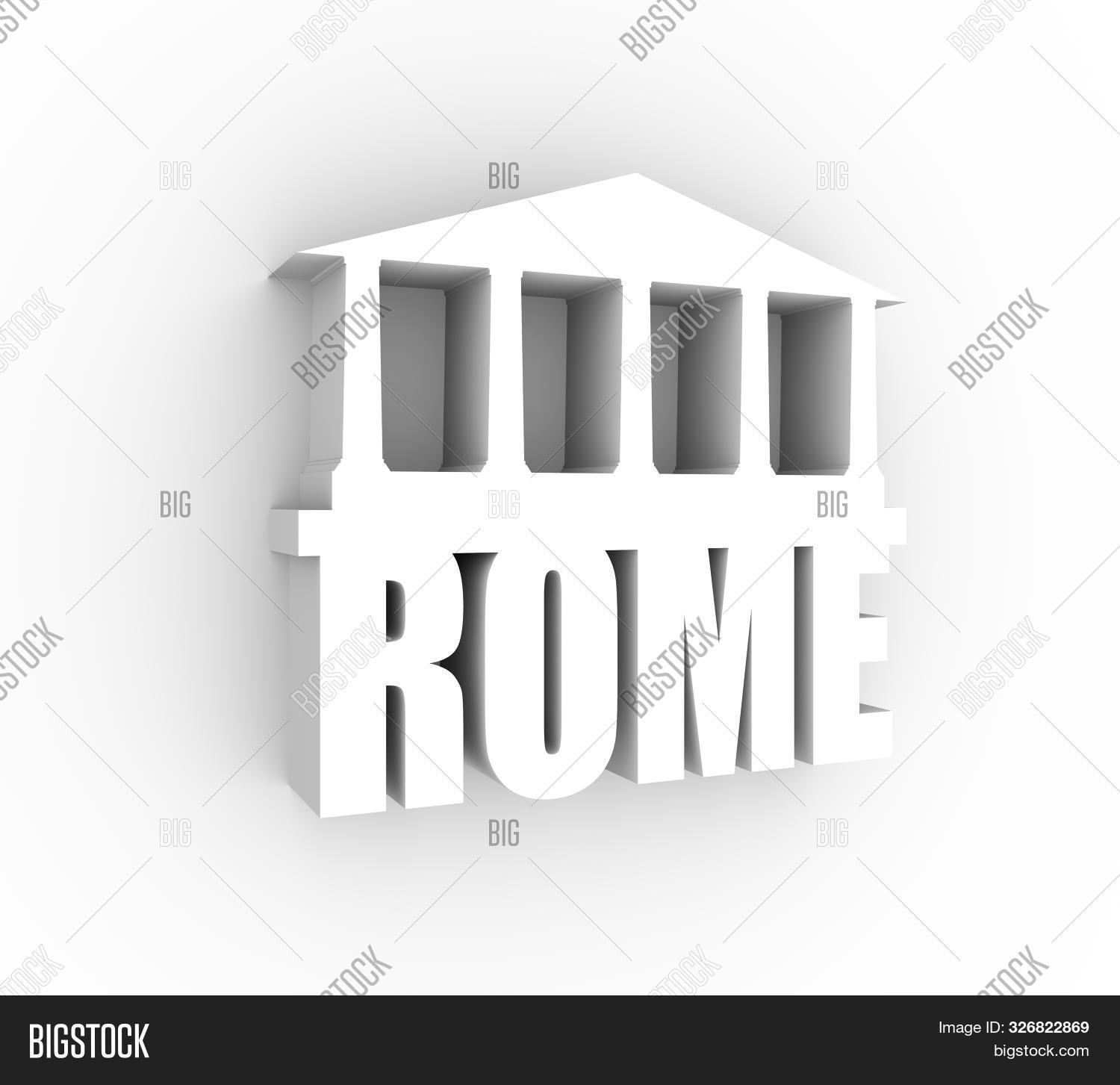 Travel Template. Rome Image & Photo (Free Trial) | Bigstock