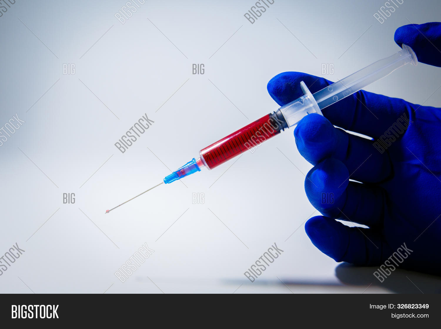 Medical Syringe Red Image & Photo (Free Trial) | Bigstock