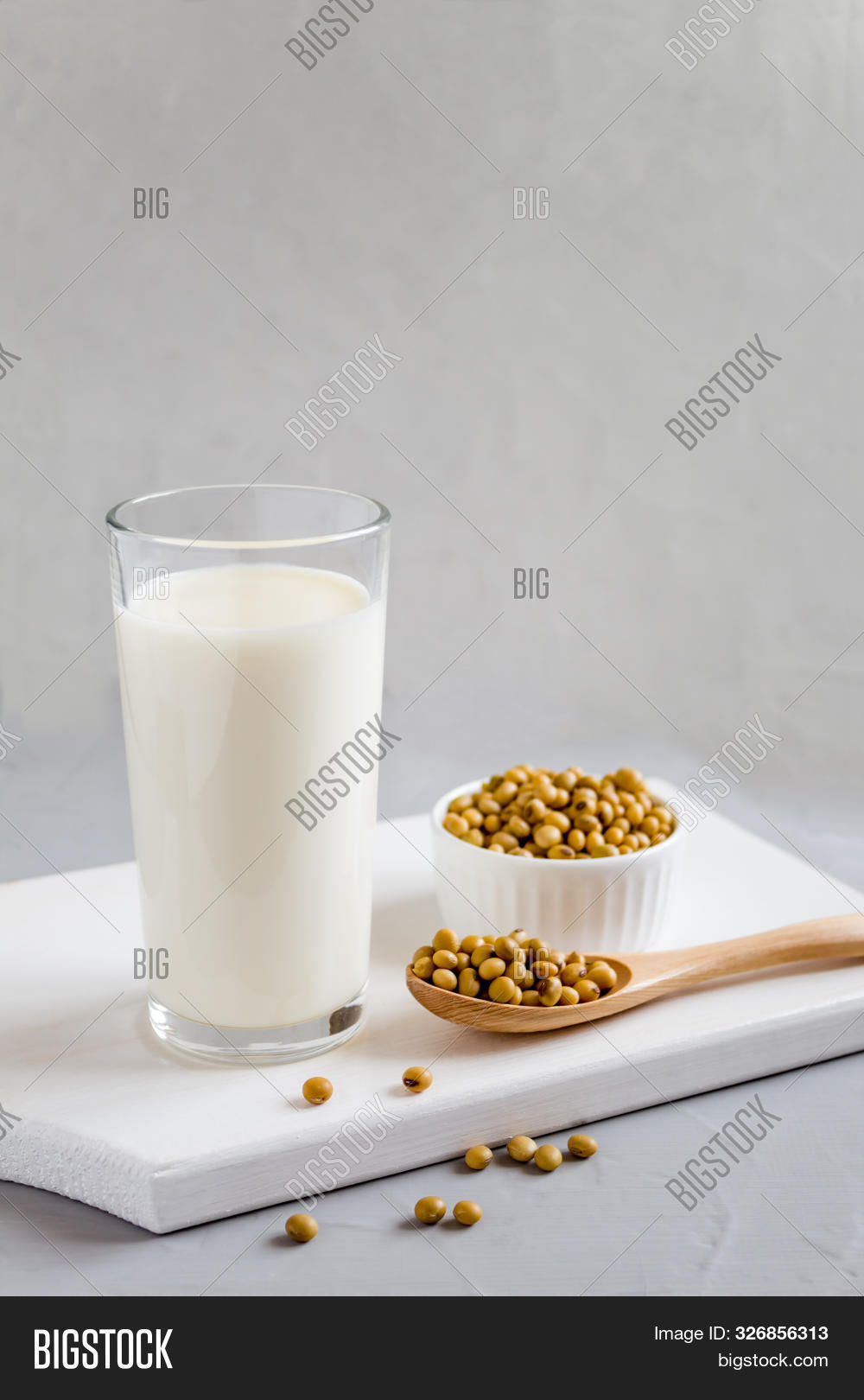Glass Soy Milk Image & Photo (Free Trial) | Bigstock