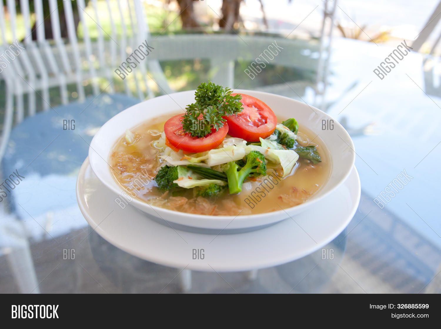 Vegetable Soup Plate Image & Photo (Free Trial) | Bigstock