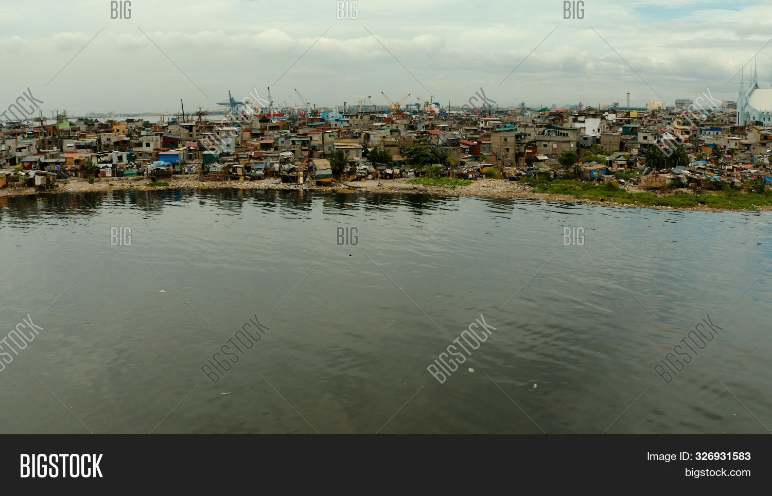 Slums Near Port Shacks Image & Photo (Free Trial) | Bigstock