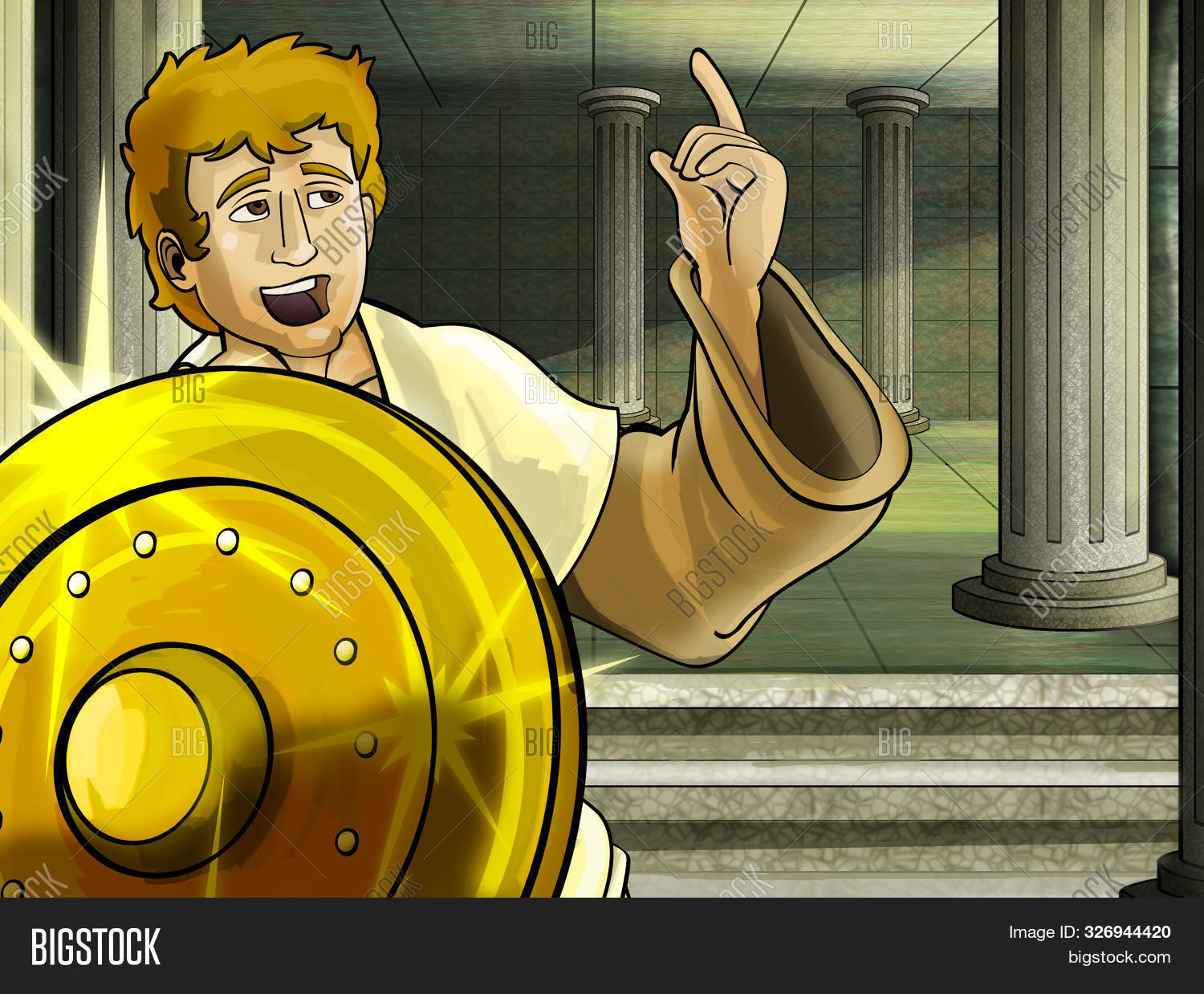Cartoon Scene Roman Image & Photo (Free Trial) | Bigstock