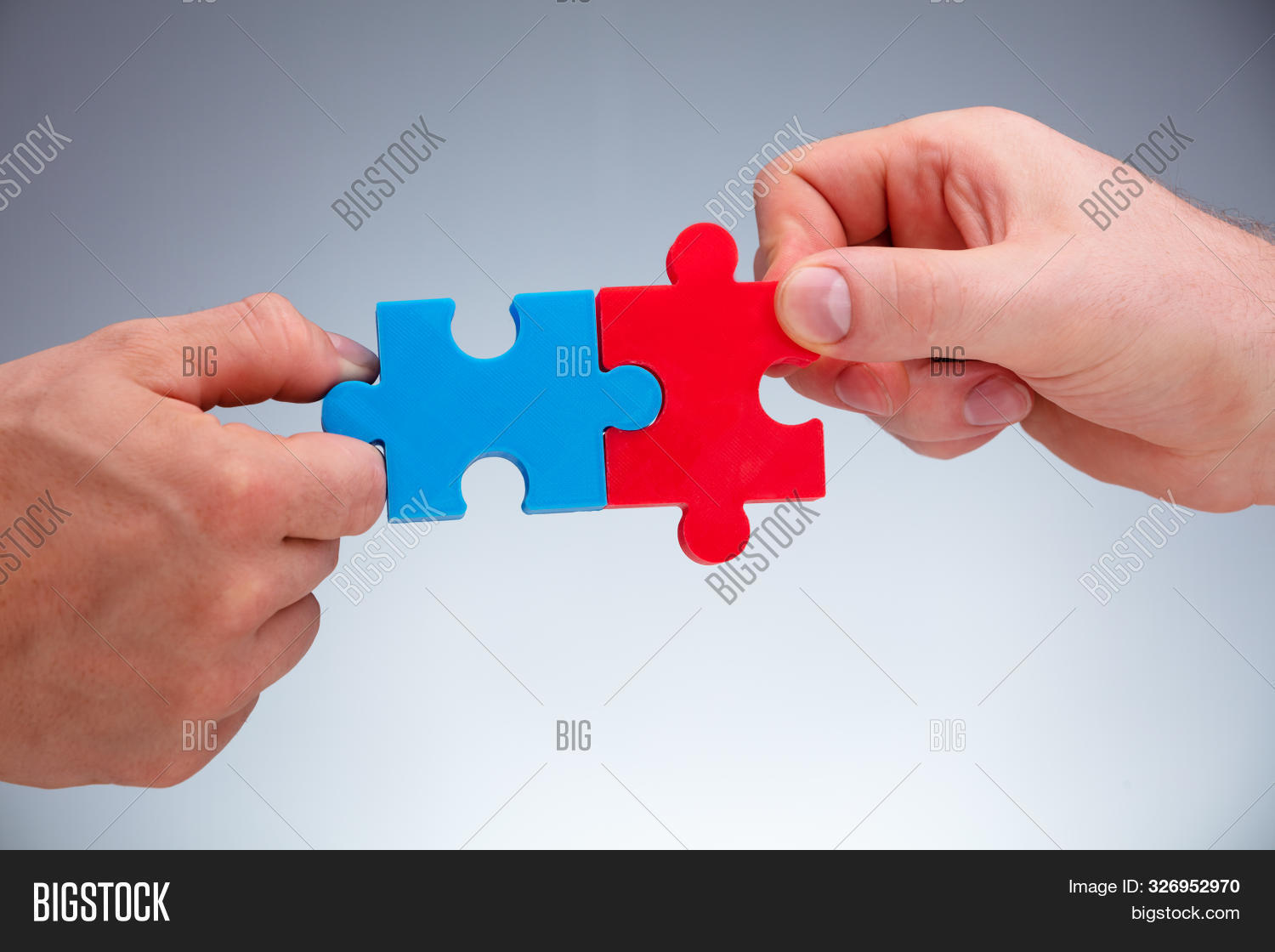 Two People Joining Image & Photo (Free Trial) | Bigstock