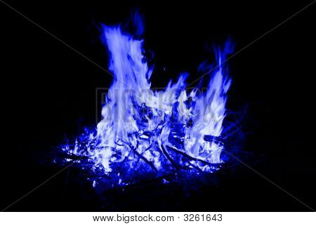 Blazing Blue Fire Image & Photo (Free Trial) | Bigstock