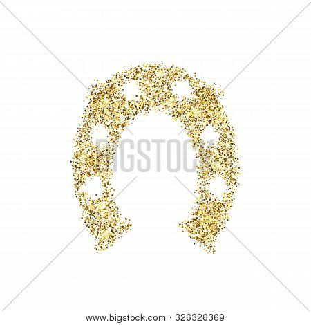 Gold Glitter Icon Hoof Image & Photo (Free Trial) | Bigstock