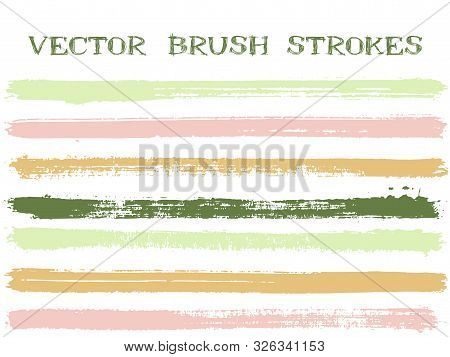 Mottled Ink Brush Vector & Photo (Free Trial) | Bigstock
