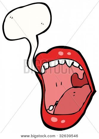 Cartoon Shouting Mouth Image & Photo (Free Trial) | Bigstock