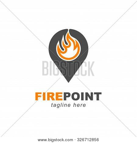 Fire Point Locator Vector & Photo (Free Trial) | Bigstock