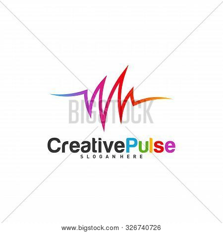 Colorful Pulse Logo Vector & Photo (Free Trial) | Bigstock