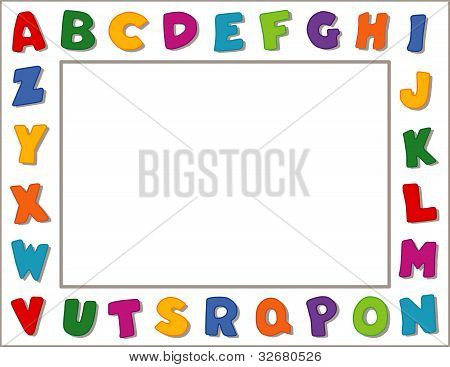 Alphabet Frame Copy Vector & Photo (Free Trial) | Bigstock