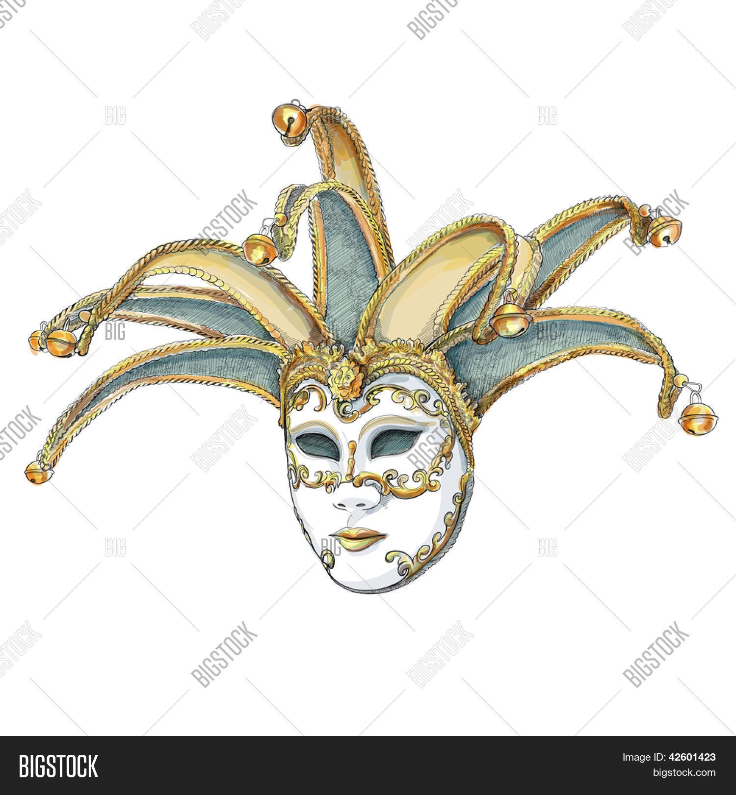 Venetian Mask - Vector Image & Photo (Free Trial) | Bigstock