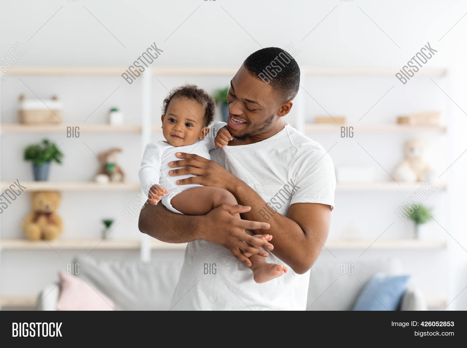 Young Black Dad Image & Photo (Free Trial) | Bigstock
