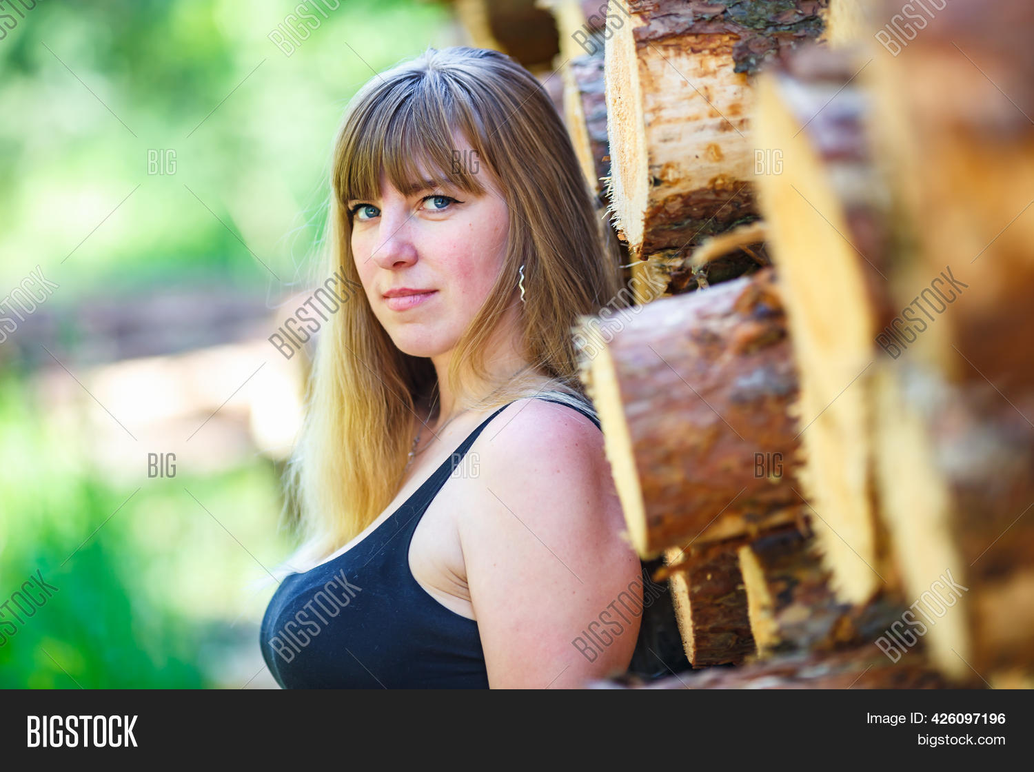 Beautiful Girl Stands Image & Photo (Free Trial) | Bigstock