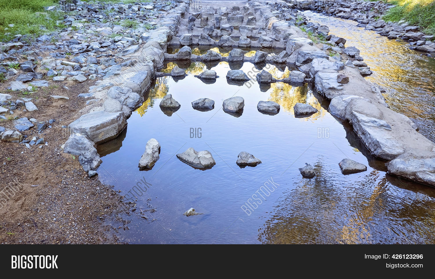 Fishway Built Improve Image & Photo (Free Trial) | Bigstock