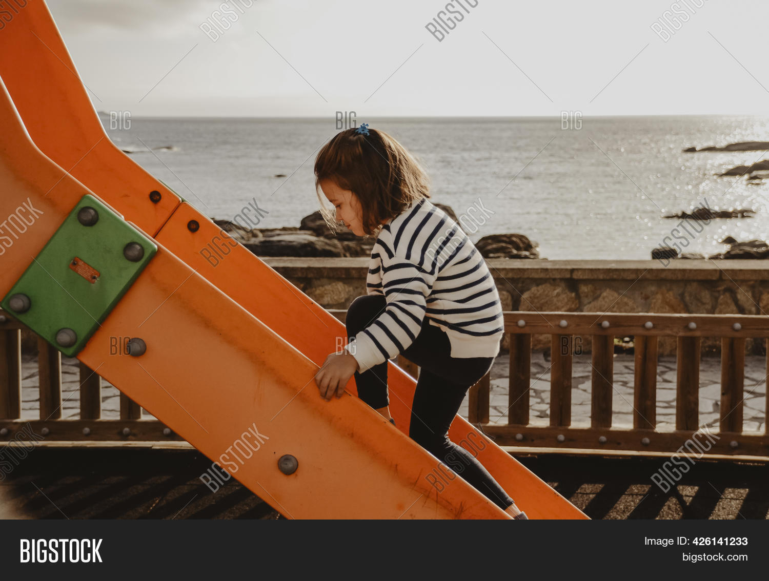 Side View Little Girl Image & Photo (Free Trial) | Bigstock