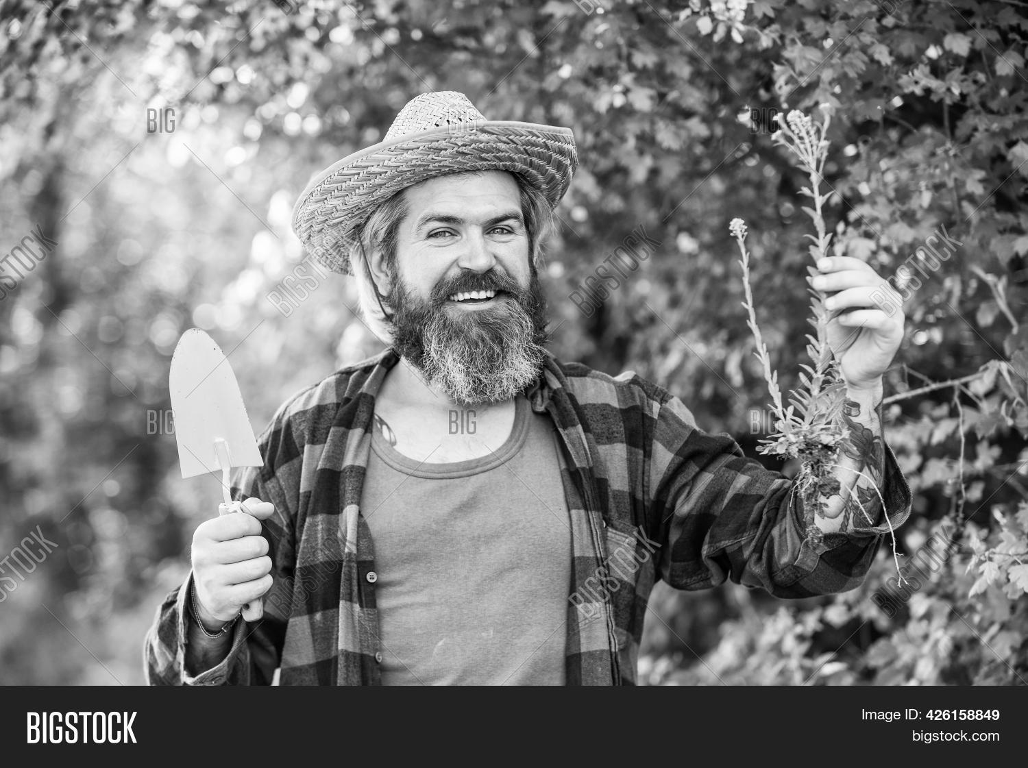 Botanic Worker. Trowel Image & Photo (Free Trial) | Bigstock