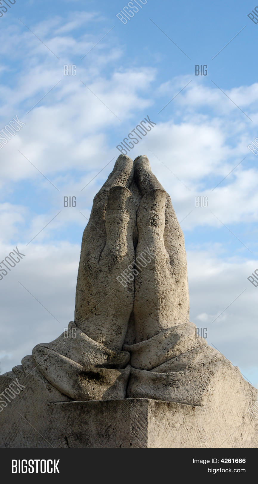Praying Hands Statue Image & Photo (Free Trial) | Bigstock