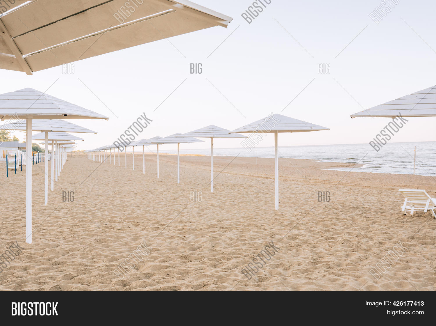 Empty Sandy Beach Image & Photo (Free Trial) | Bigstock