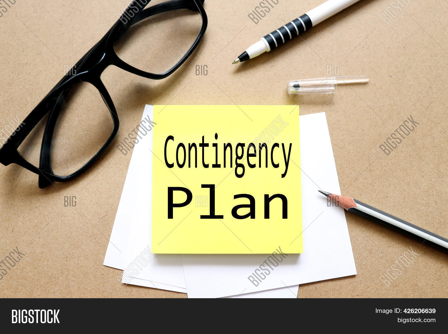 Contingency Plan. Text Image & Photo (Free Trial) | Bigstock