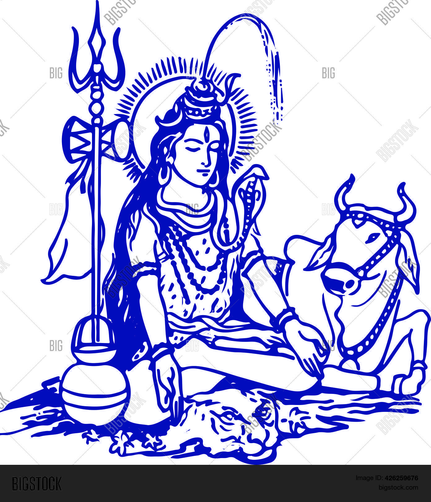 Sketch Hindu Famous Vector & Photo (Free Trial) | Bigstock