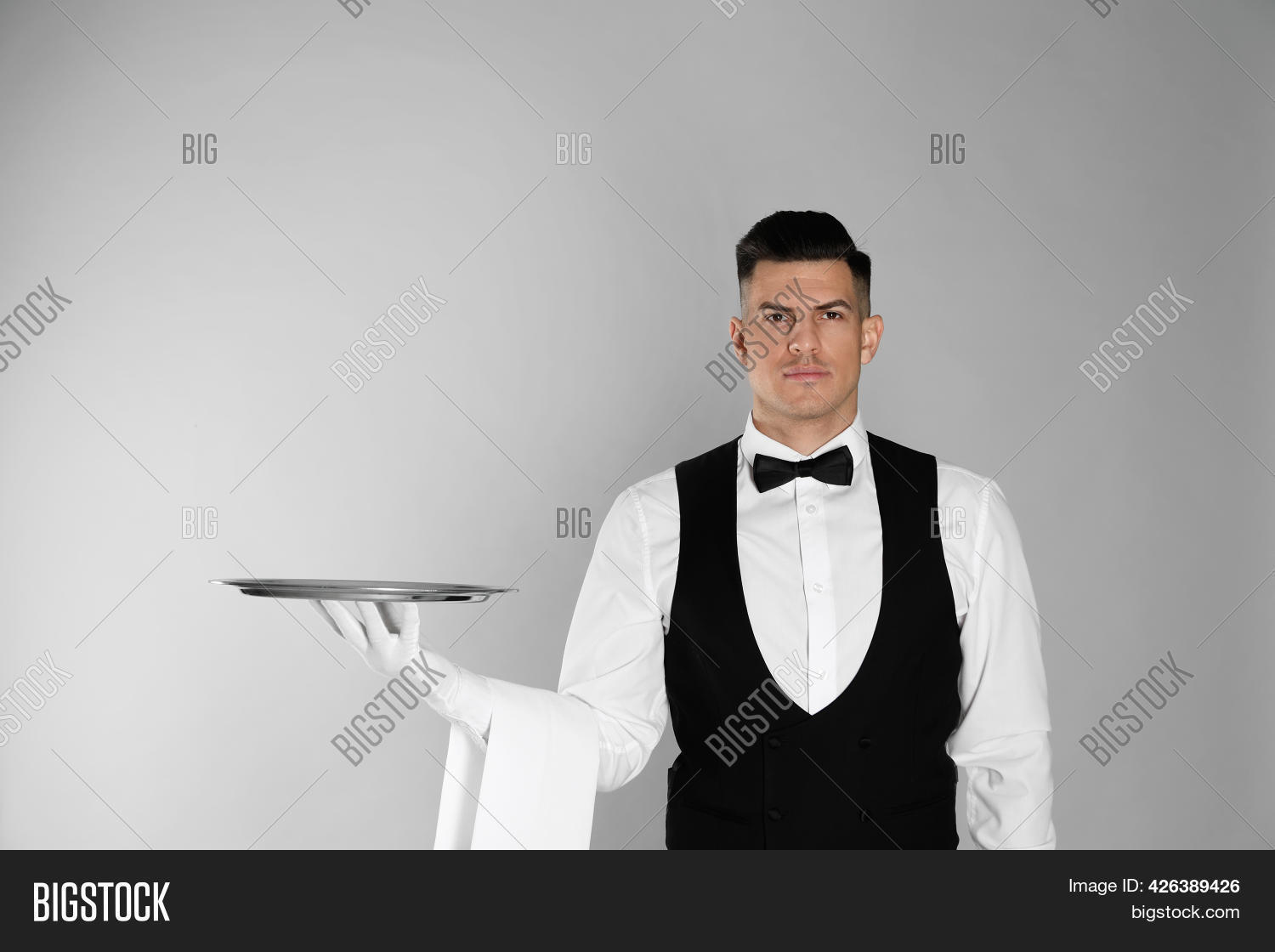 Handsome Butler Tray Image & Photo (Free Trial) | Bigstock