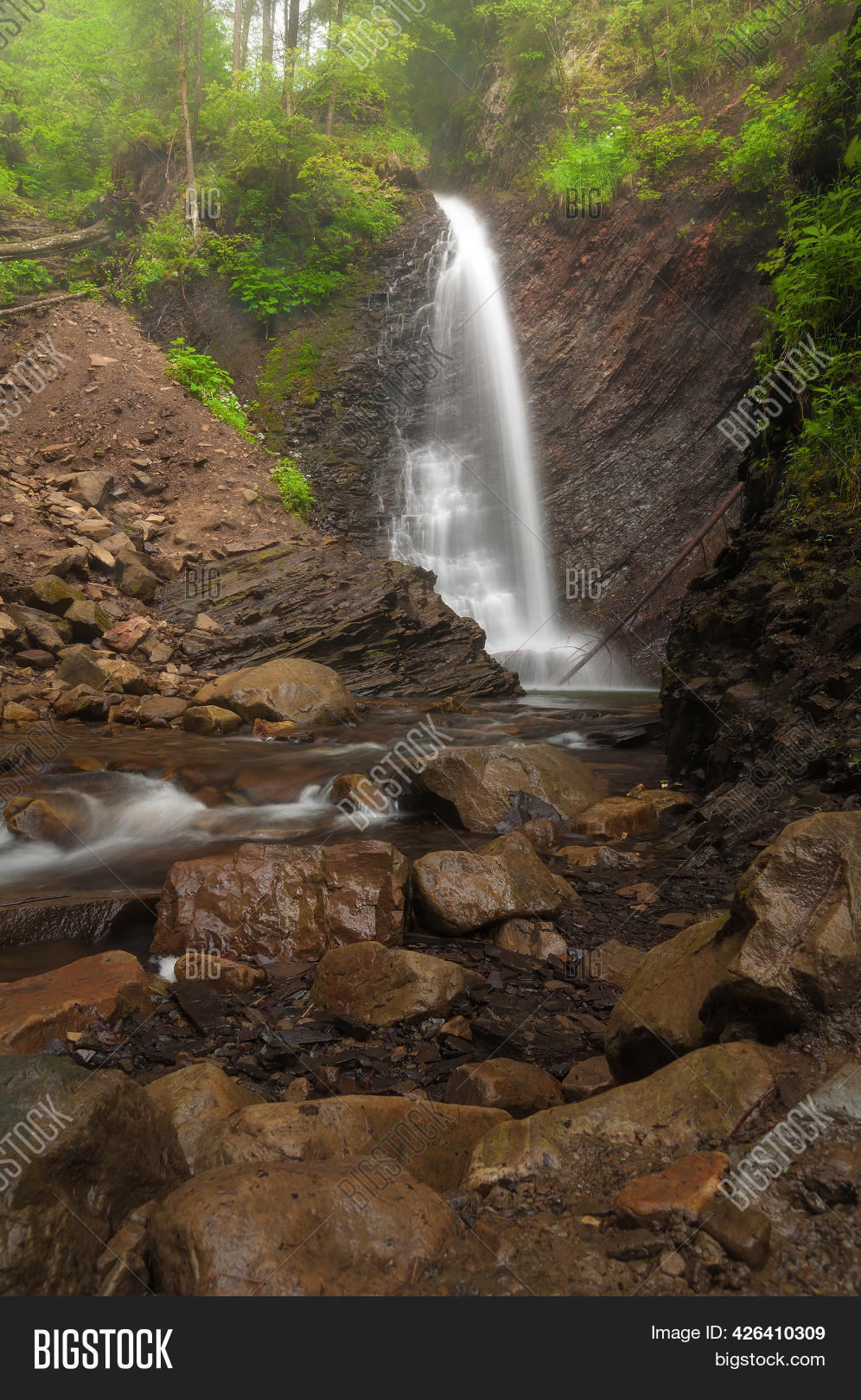 Waterfall Summer Image & Photo (Free Trial) | Bigstock