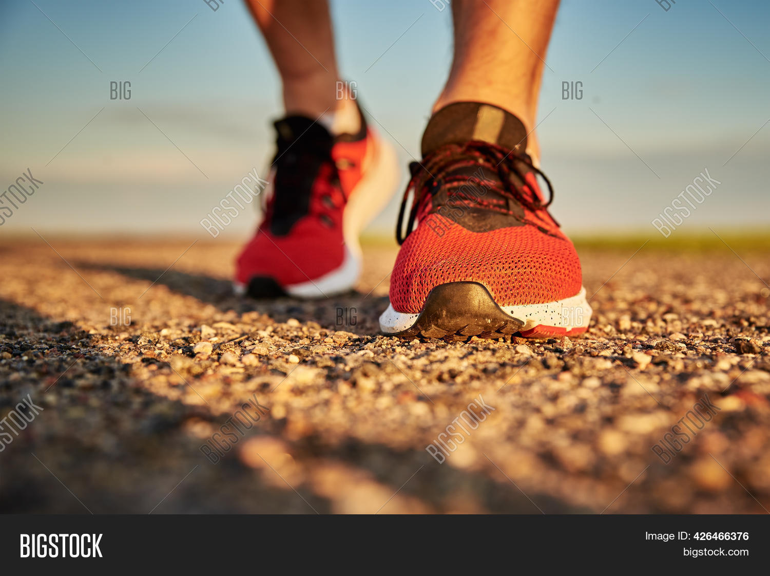 Male Runner Feet On Image & Photo (Free Trial) | Bigstock