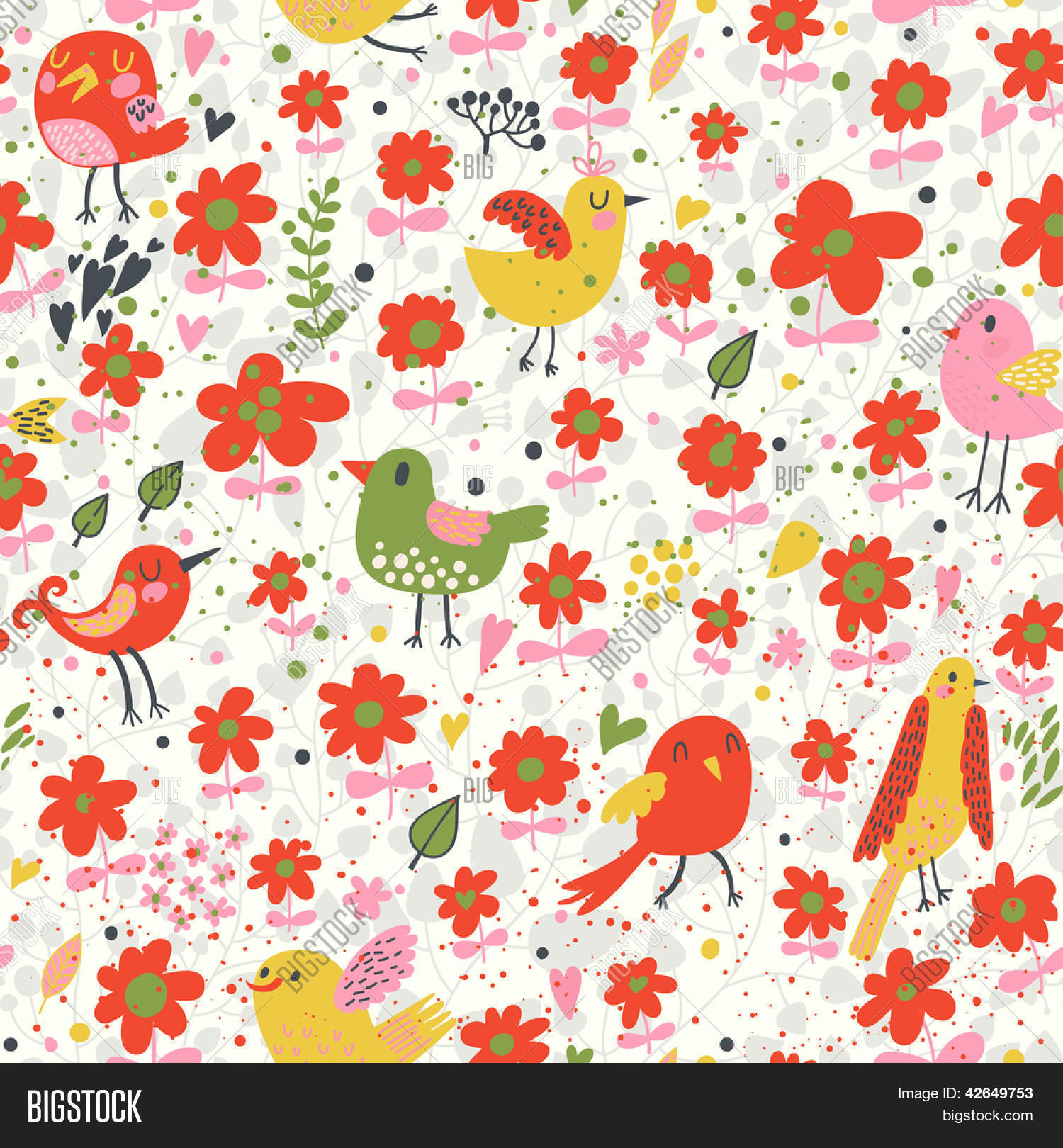 Bright Spring Vector & Photo (Free Trial) | Bigstock