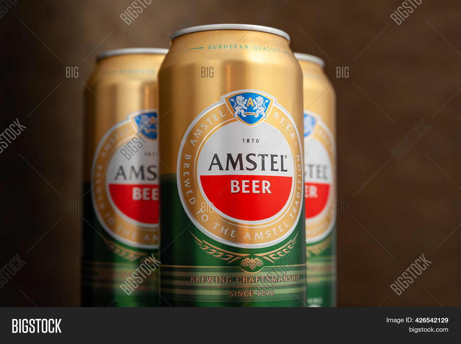 Beer Cans. Amstel Beer Image & Photo (Free Trial) | Bigstock
