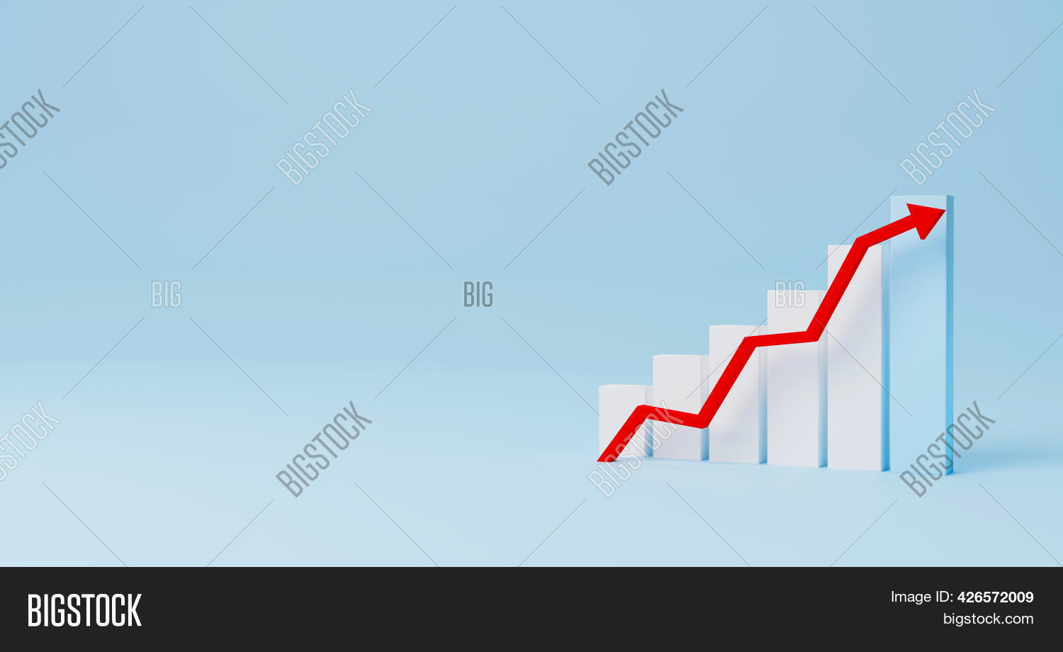 Arrow Graph Sign Image & Photo (Free Trial) | Bigstock