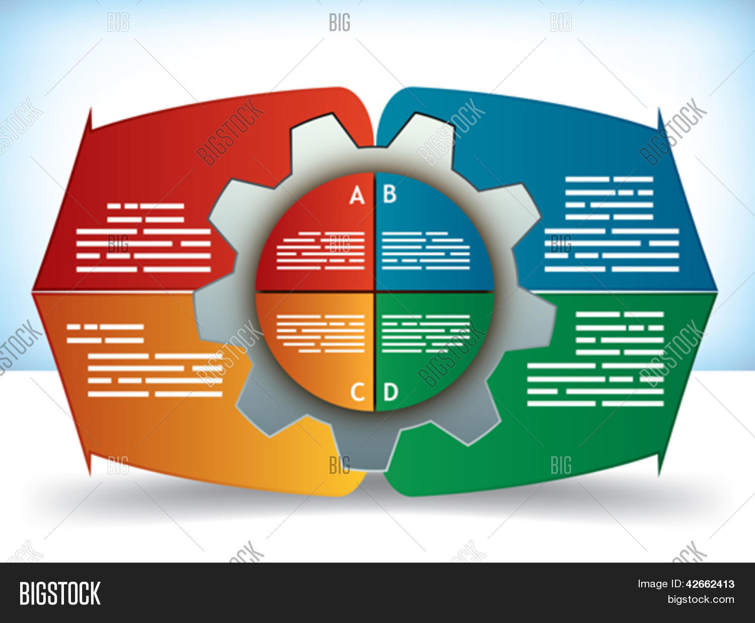 Cog Diagram Vector & Photo (Free Trial) | Bigstock