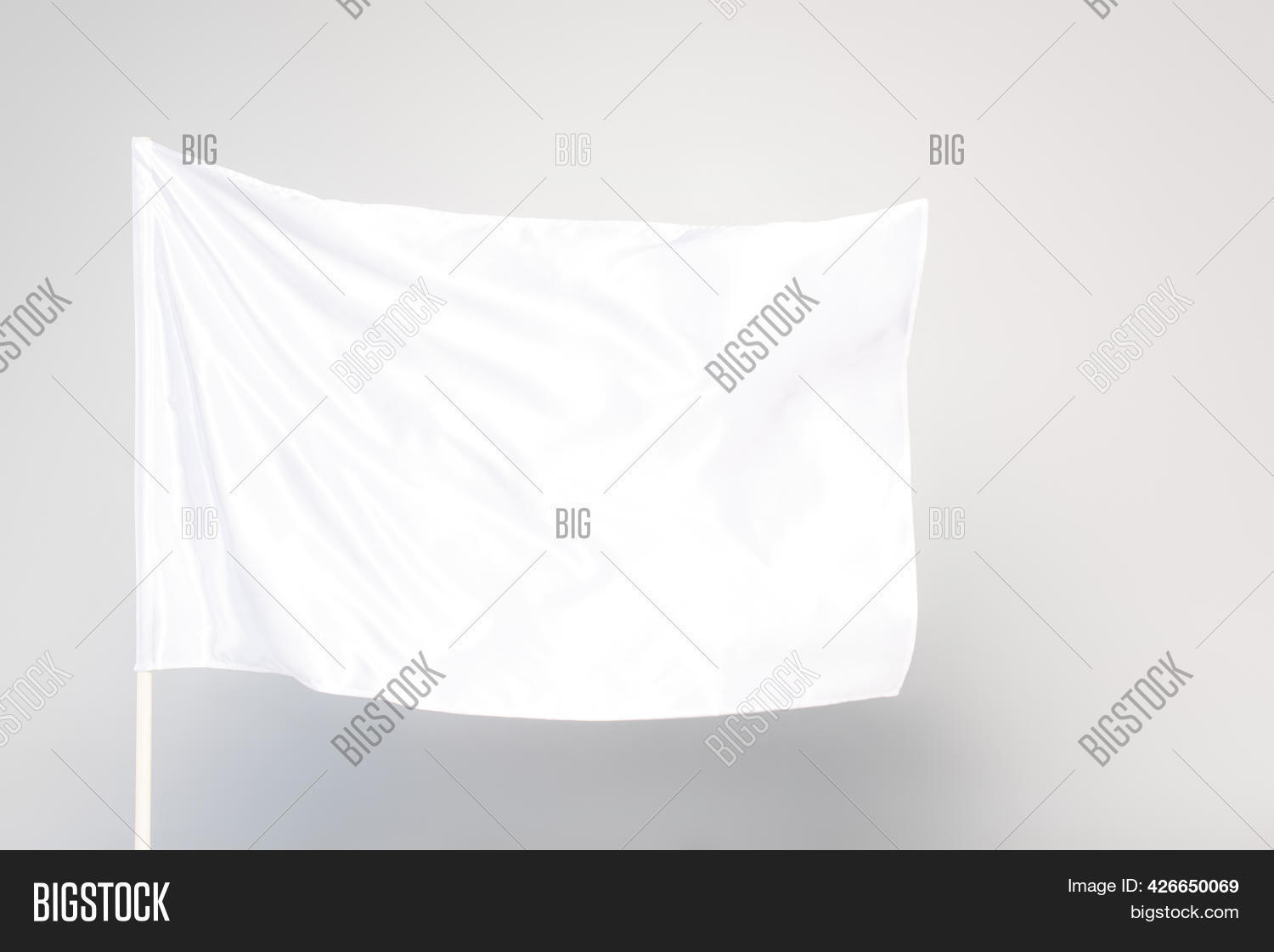 White Satin Flag Image & Photo (Free Trial) | Bigstock
