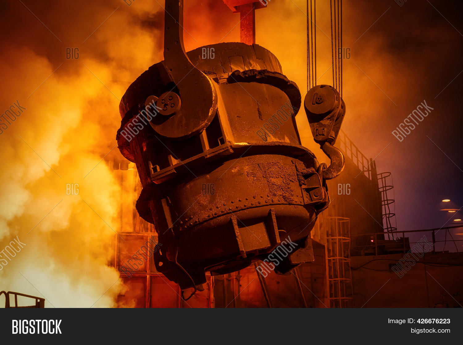 Metallurgical Ladle Image & Photo (Free Trial) | Bigstock