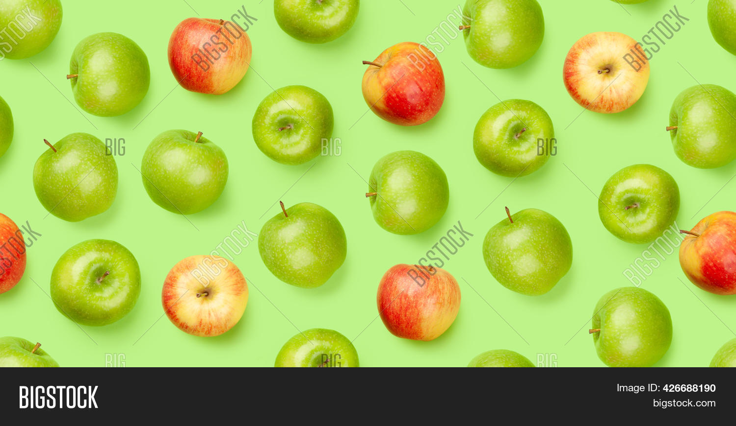 Green Red Apple Fruits Image & Photo (Free Trial) | Bigstock