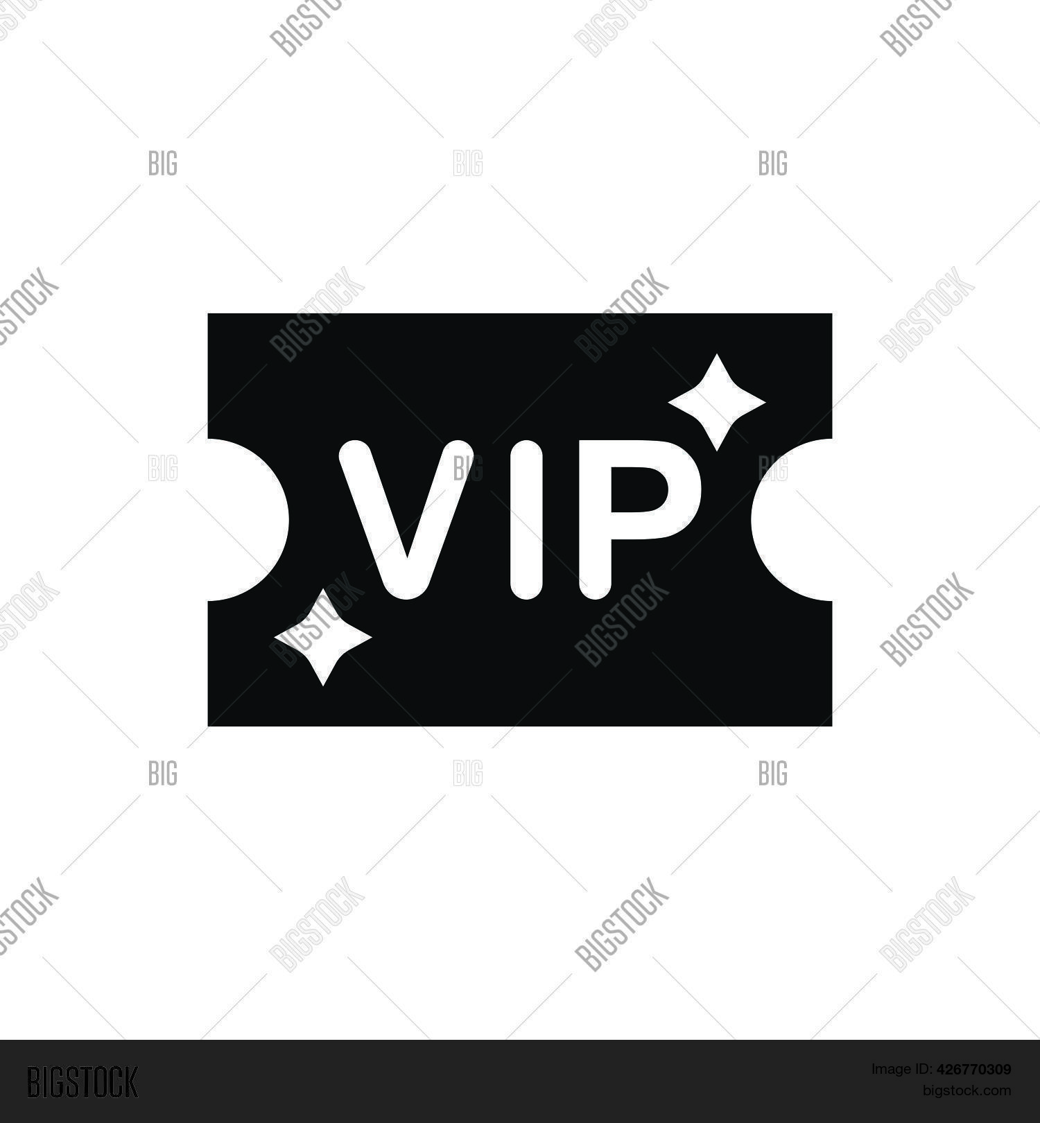 Vip Ticket Icon. Vector & Photo (Free Trial) | Bigstock