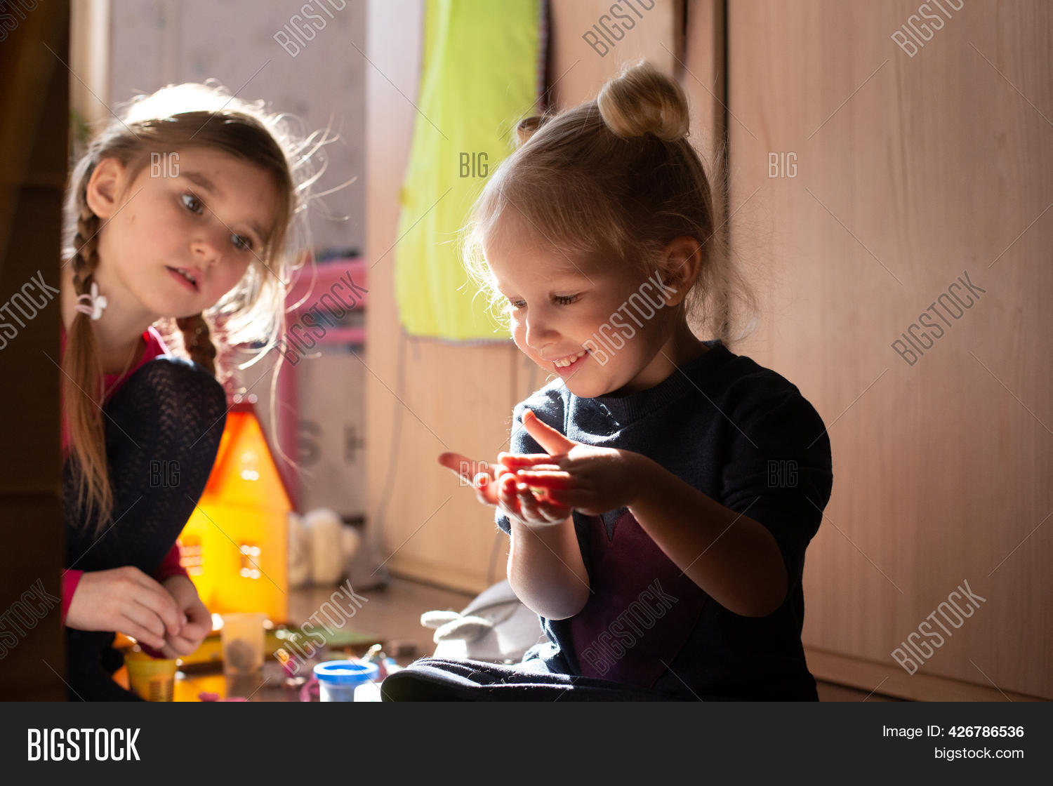 Two Girls Playing Image & Photo (Free Trial) | Bigstock