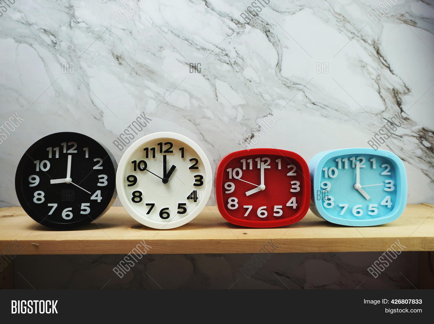 Clocks Time Zone Image & Photo (Free Trial) | Bigstock