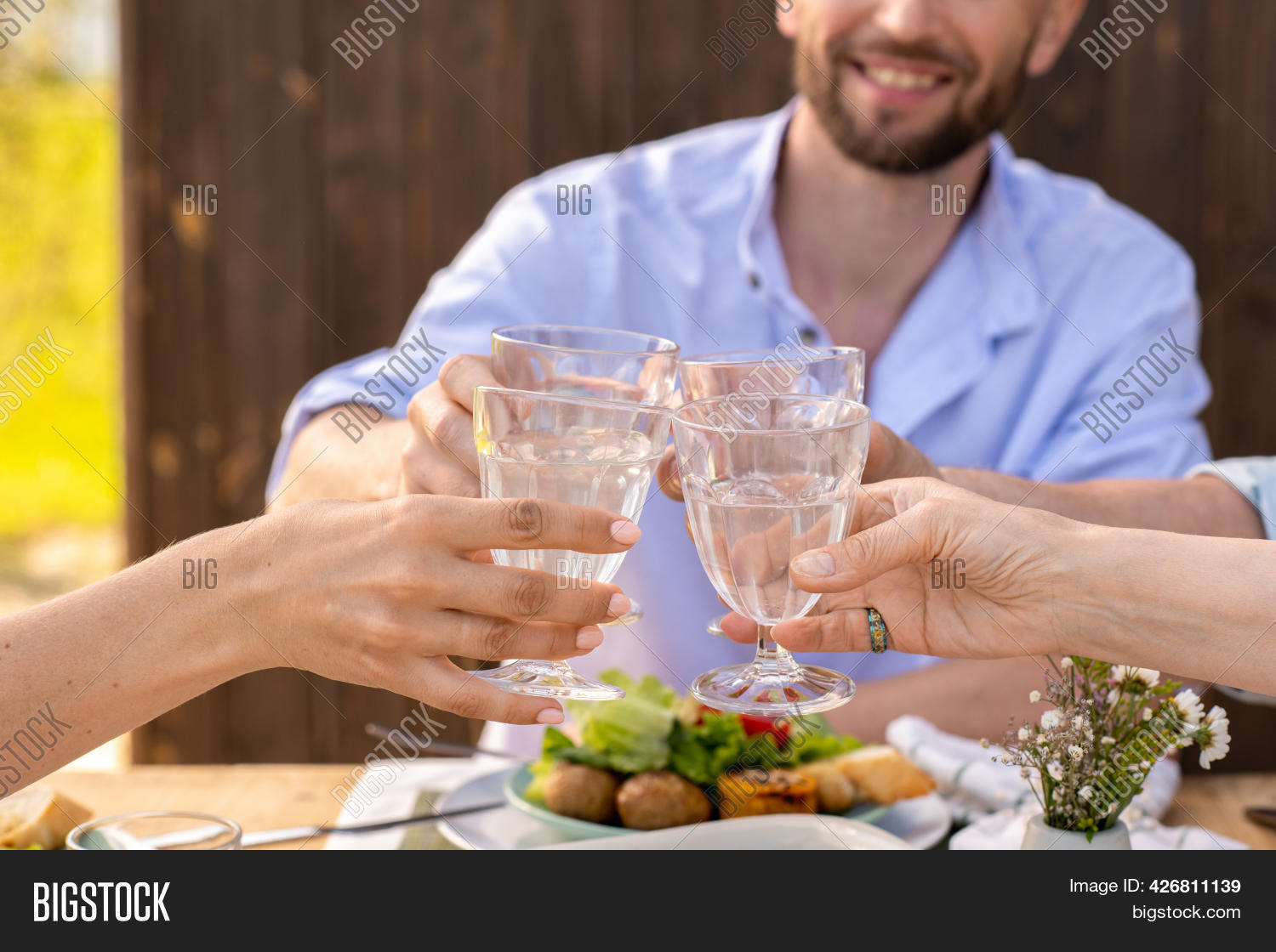 Hands Friend Toasting Image & Photo (Free Trial) | Bigstock