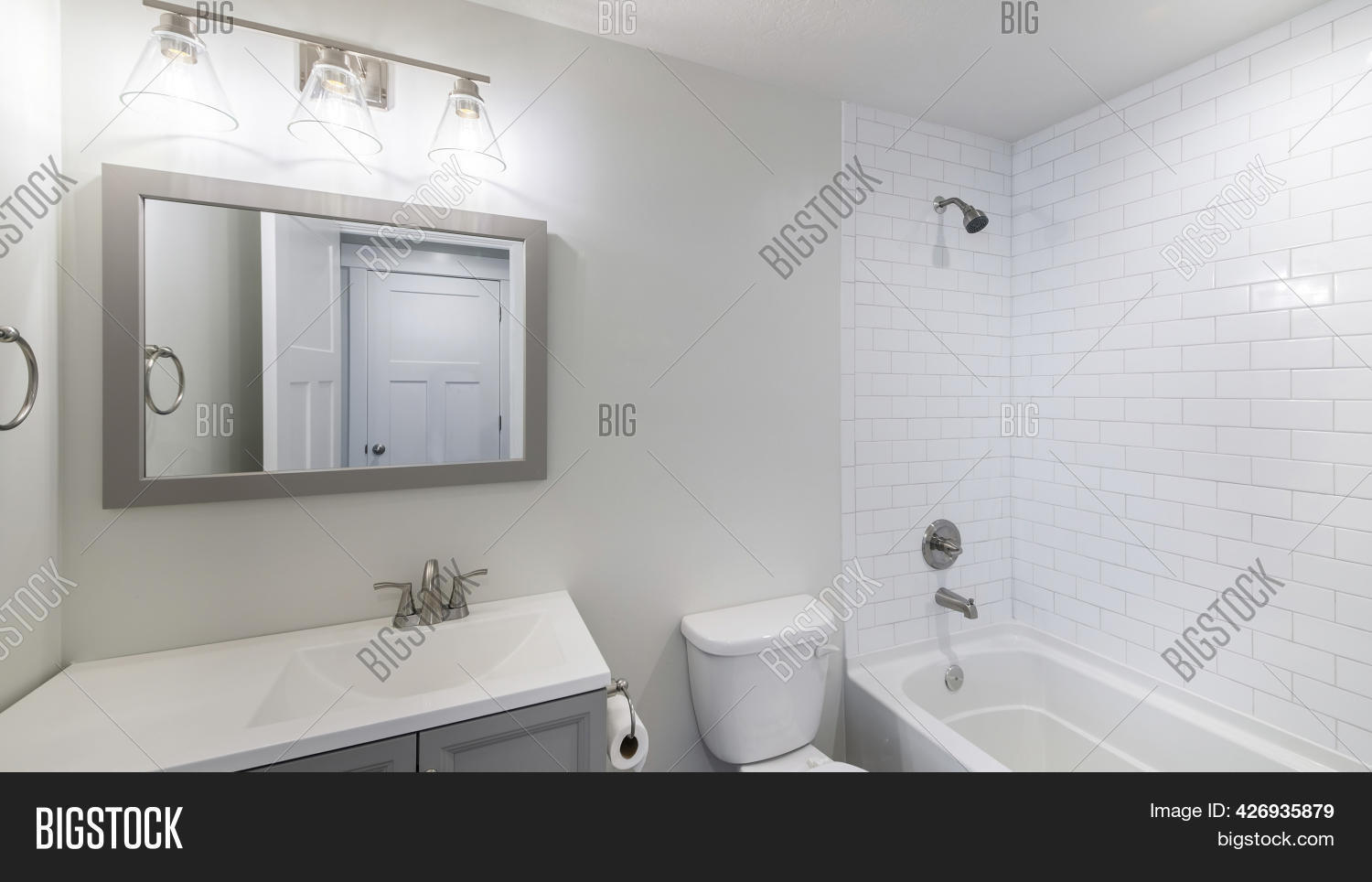 Pano Interior Bathroom Image & Photo (Free Trial) | Bigstock